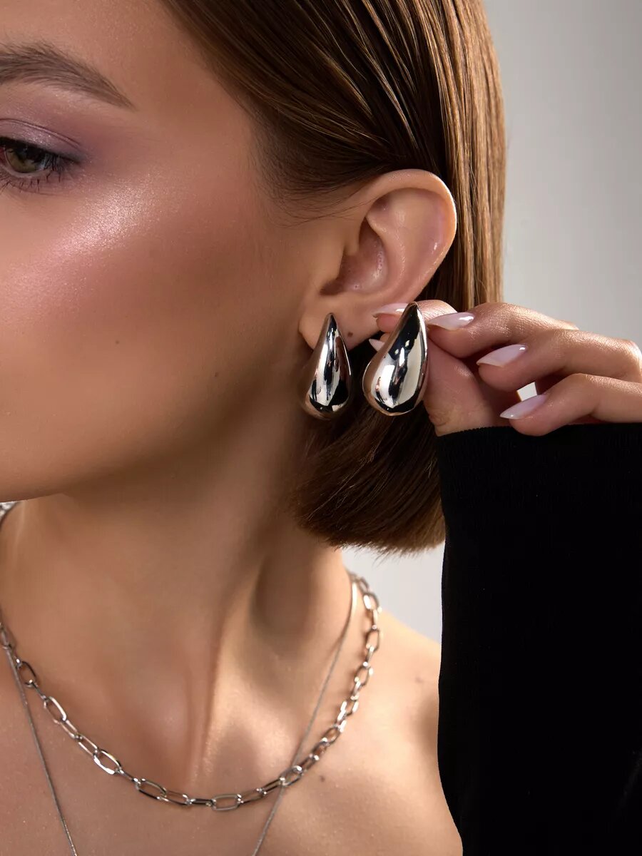 Серьги пусеты