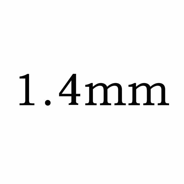 Цирконий кубический белый 1.4 мм, 1000 шт.