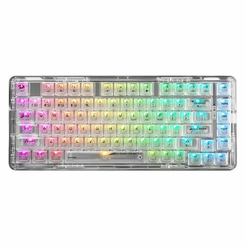 Клавиатура Defender Elf Pro, USB, Bluetooth/Радиоканал, белый [71688]