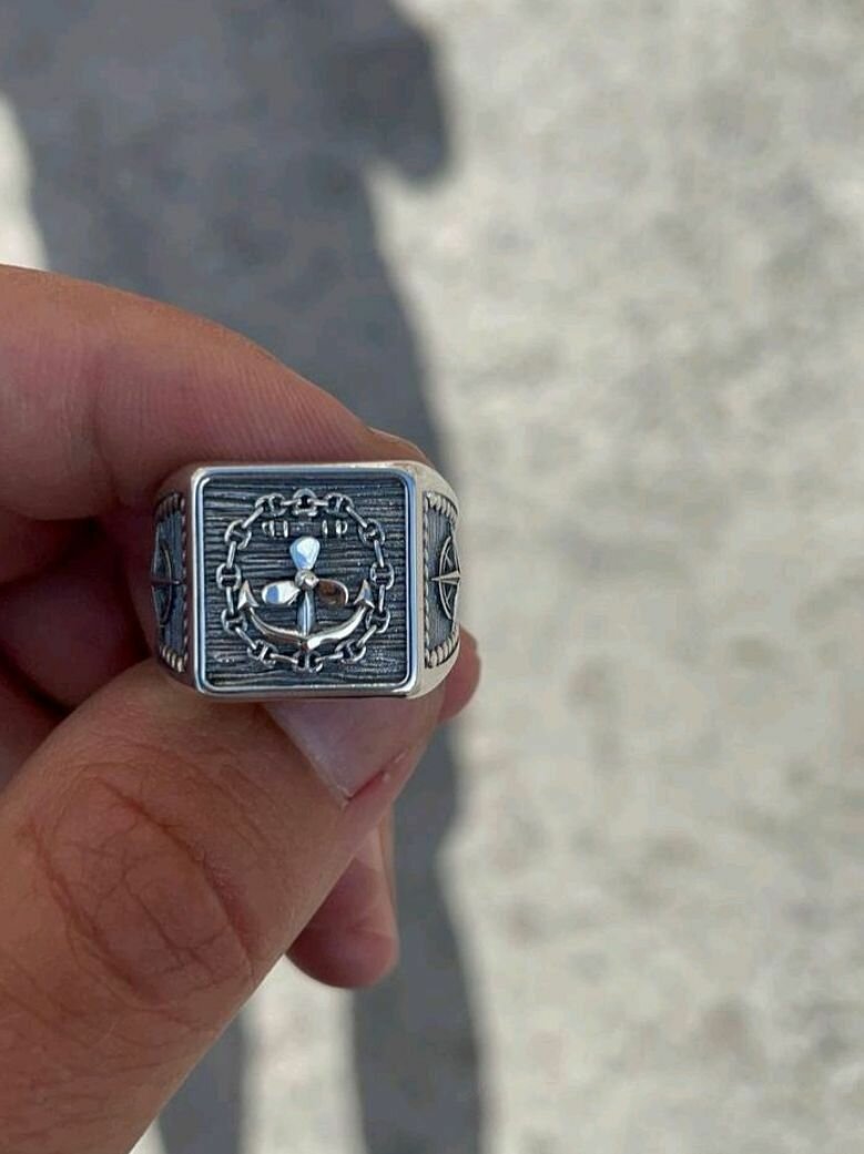 Печатка, серебро, 925 проба