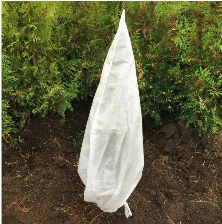 Чехол для укрытия растений Агротекс с УФ 50 г/м2 размер 80х65 см конус