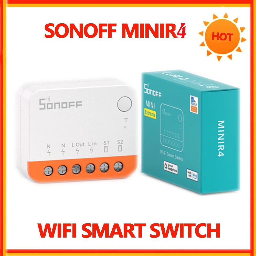 SONOFF Mini R4 Extreme Wi-Fi умный переключатель