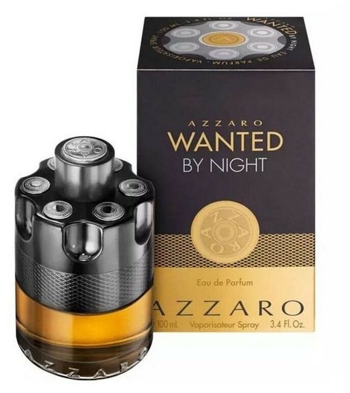 Парфюмерная вода Azzaro "Wanted By Night" для мужчин, спрей, 100мл
