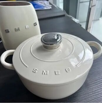 Smeg Кастрюля, Керамика, Железо, 4,2 л