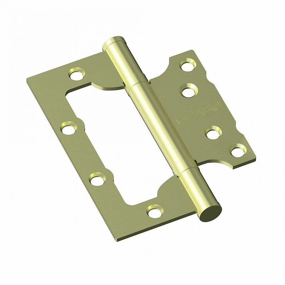Петля для Межкомнатной Двери Bravo F-4-2BB 100*75*2,5 SG Матовое Золото, Сталь / Браво.