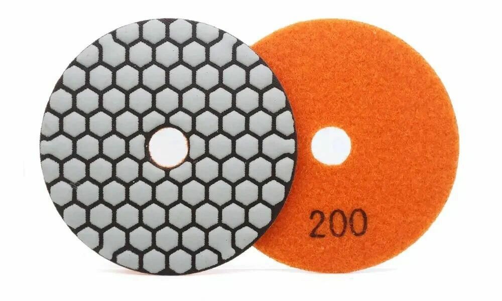 Алмазный гибкий шлифовальный круг POLSTEN, #200, 100ММ
