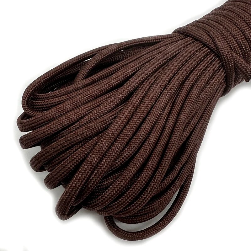FLYER TANG 550 Паракорд 7-жильный шнур 4 мм Dark Brown012, 5Meters