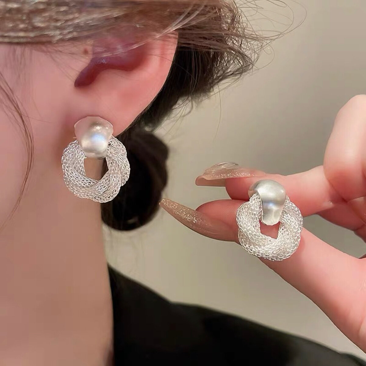 Серьги пусеты
