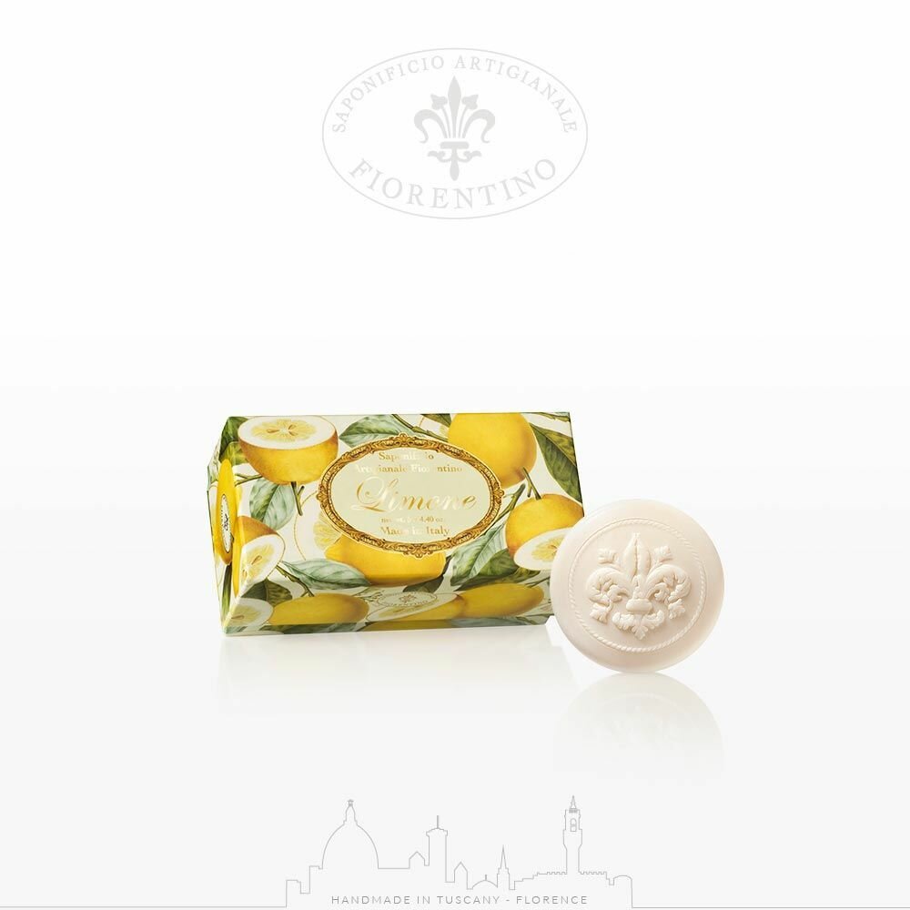 Лимон - LIMONE Набор мыла в подарочной коробке от SAF 6 шт по 50 г