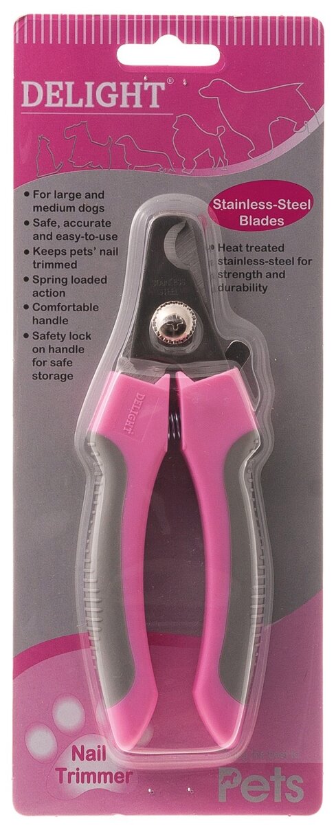 Когтерез PetLine DeLIGHT "ROSE" для хорька, птиц, грызунов, нержавеющая сталь