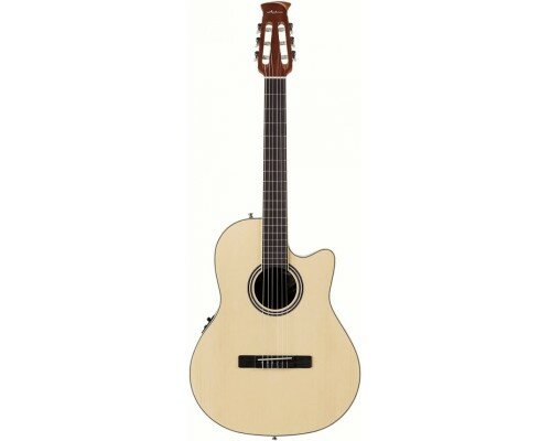 OVATION APPLAUSE AB24CS-4S Mid Cutaway Nylon Natural Satin гитара классическая электроакустическая
