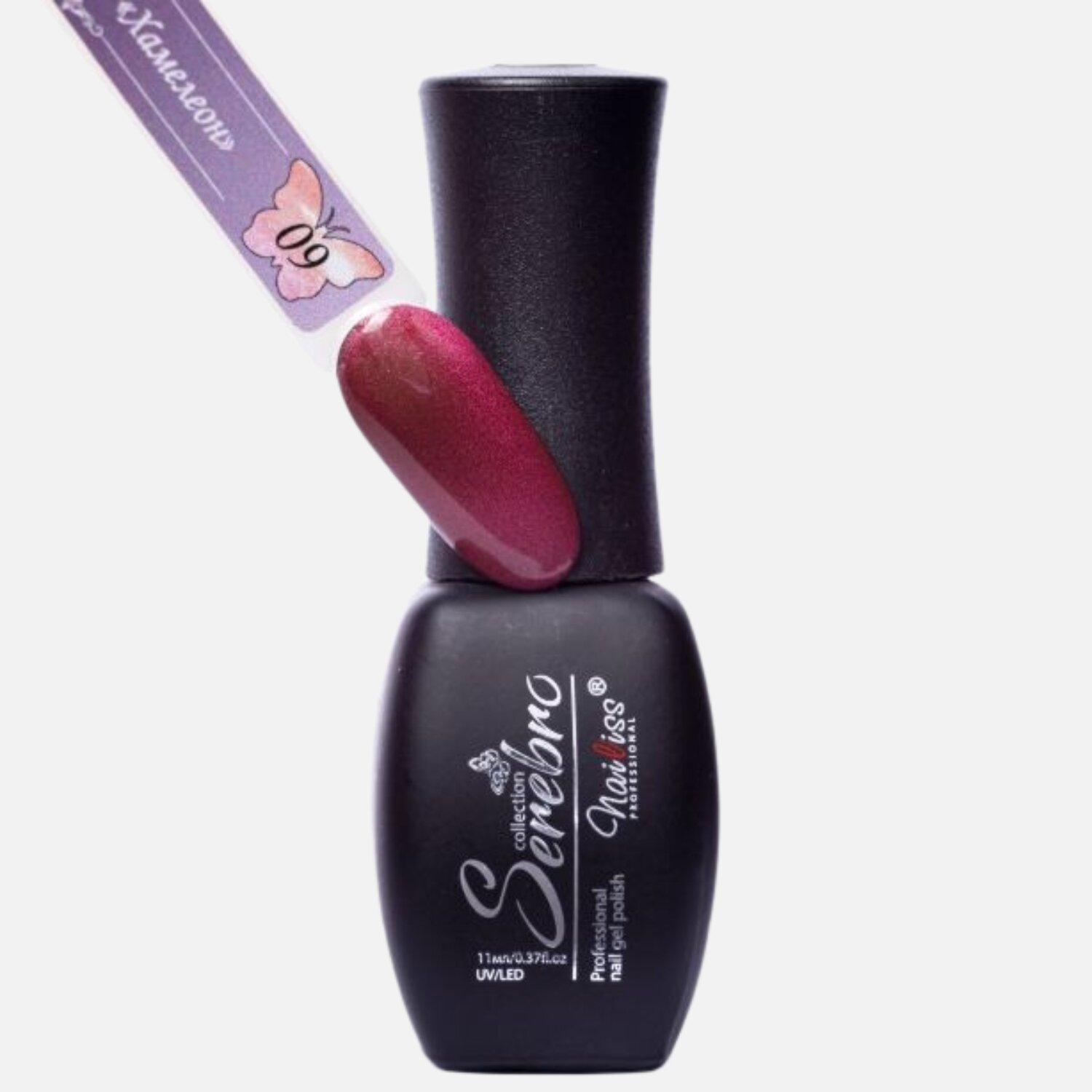 Гель-лак Serebro кошачий глаз хамелеон №09 11 мл