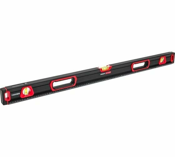 Уровень строительный магнитный 1000 мм Gigant Professional 3 глазка GPGW-100-2