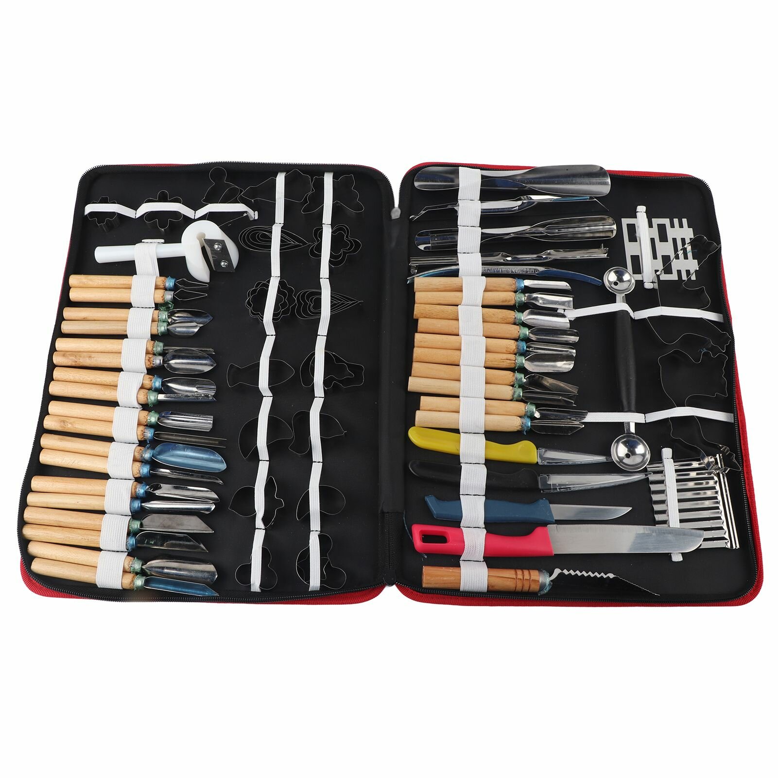 Набор инструментов для чистки фруктов и овощей из 80 предметов, набор для нарезки кулинарных гарниров, идеально подходит для использования на кухне