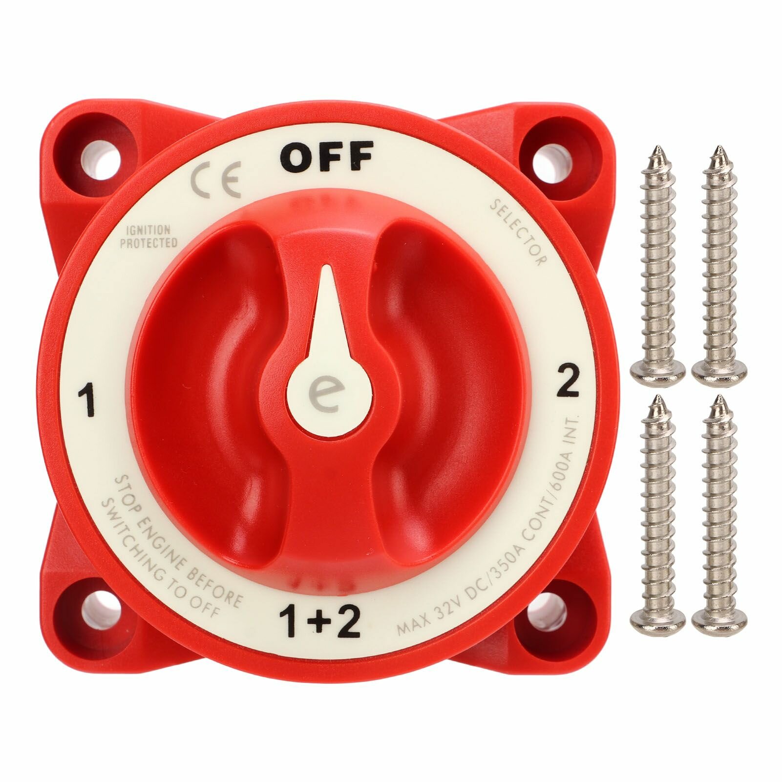 Выключатель массы АКБ 350А, 4 позиции (OFF-1-2-1+2)
