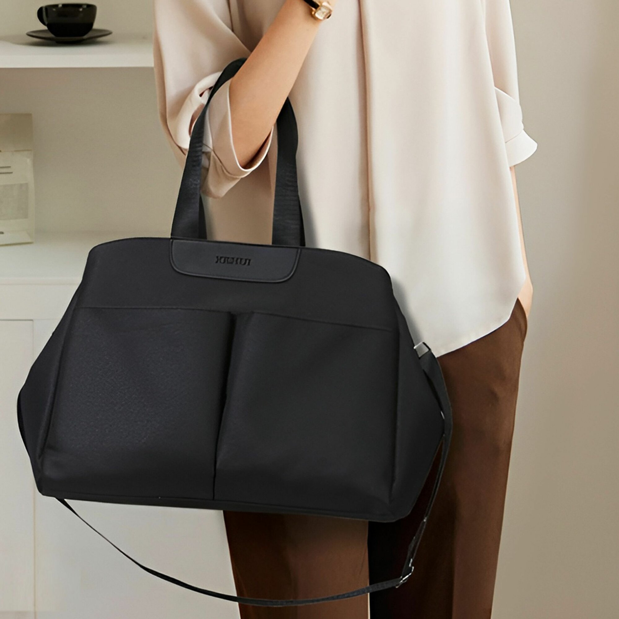 Сумка-органайзер для коляски "Базовая коллекция", черный, на молнии, 38x29x15 см