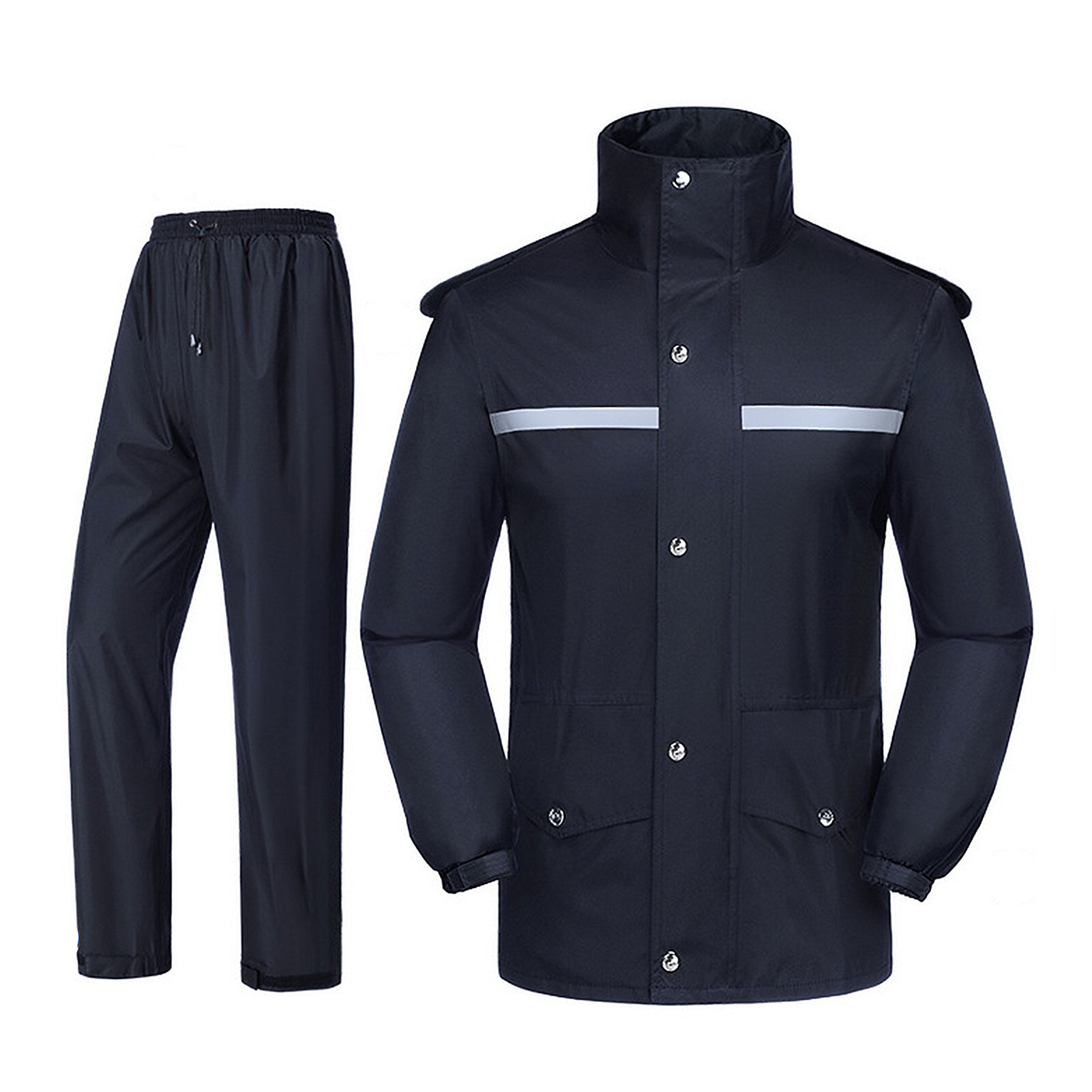 Мотоциклетный дождевик ветрозащитный дождевик светоотражающий водонепроницаемый комплект из брюк и плаща для верховой езды