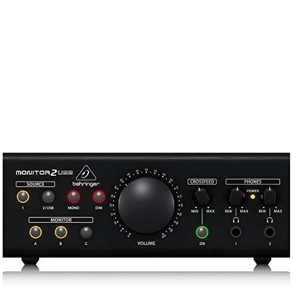 Monitor controller with Behringer USB Аудиоинтерфейс MONITOR2USB