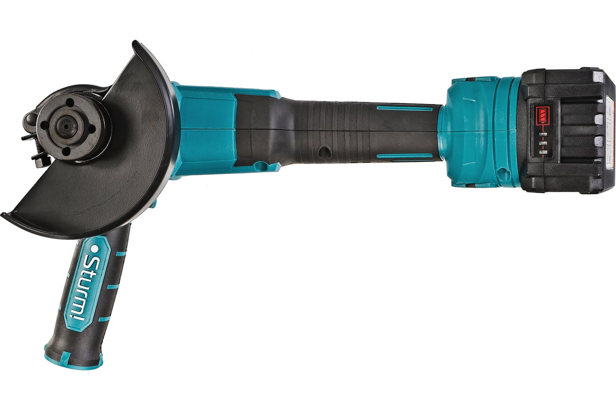 Углошлифовальная машина Sturm! CAG18125BLE б/щ 18В, d125мм, АКБ 1х4Ач, кейс