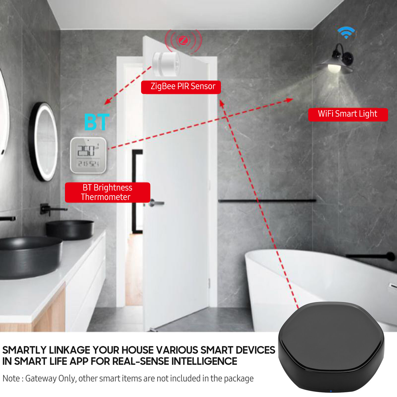 Шлюз ZigBee+BLE Mesh с ИК-пультом для Android/iOS — фото 1