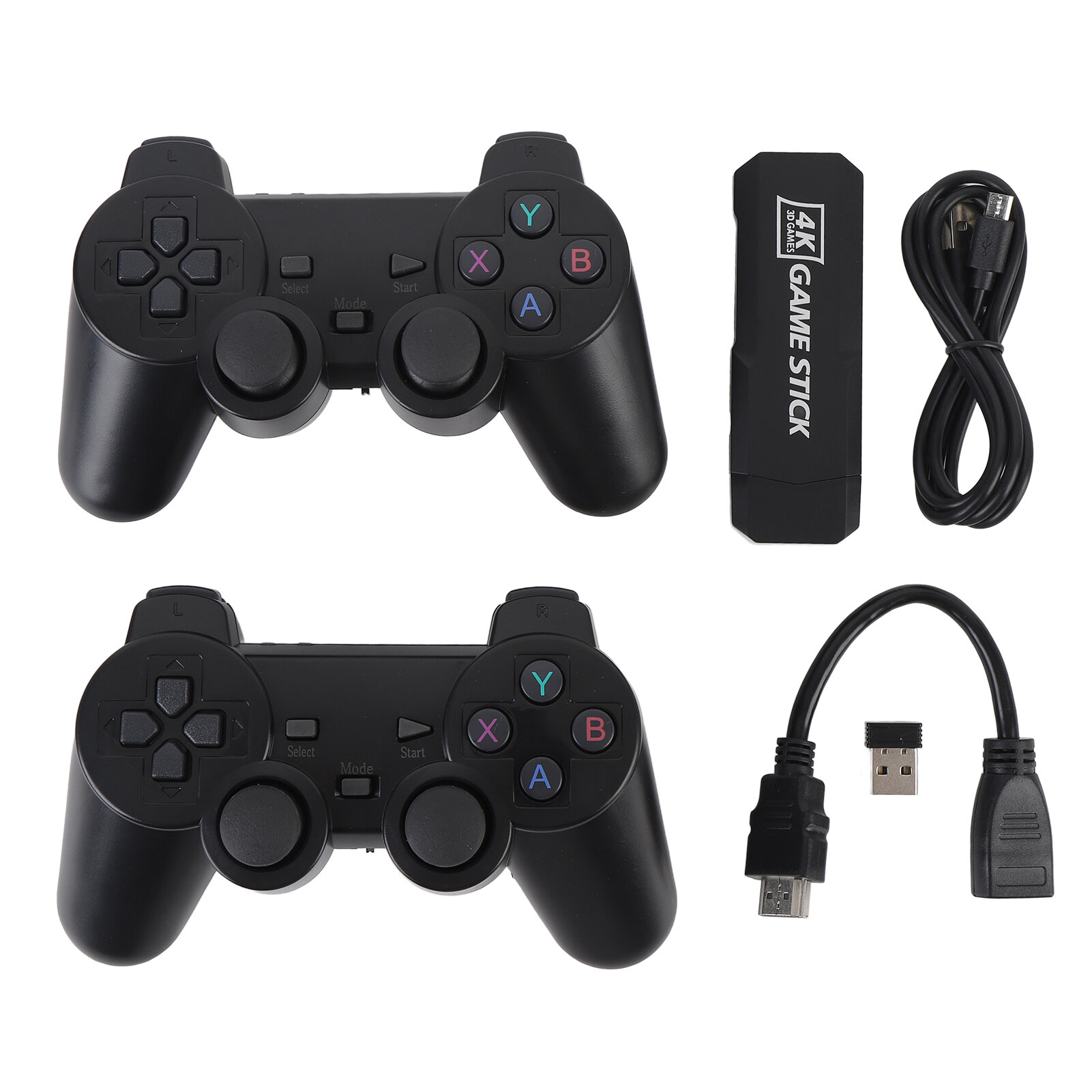 4K Видеоигр Консоль заглушка и воспроизведение HD MultiMedia Interface TV Вывод 3D -игровой консоли с 2 контроллерами