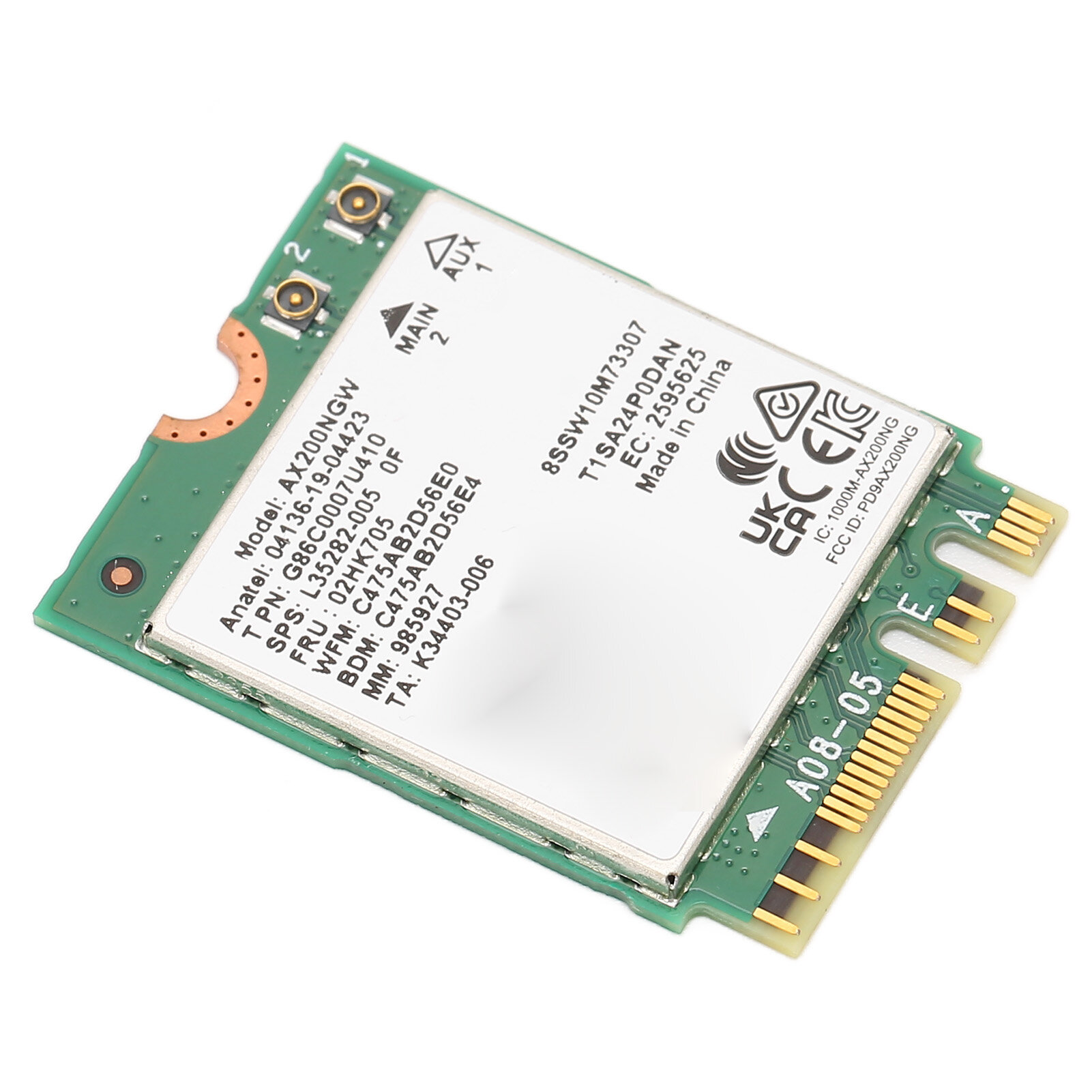 Сетевая карта NGFF WIFI6 Bluetooth 5,1 2,4G 574 Мбит/с 5G 2400 Мбит/с двухдиапазонная беспроводная сетевая карта для Windows 10 11 64bit