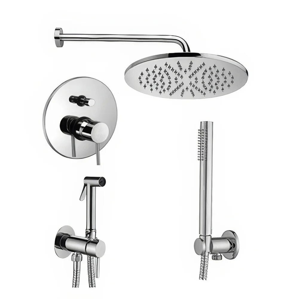 Комплект для ванной Paffoni Light KITZLIG015CR С внутренней частью, хром
