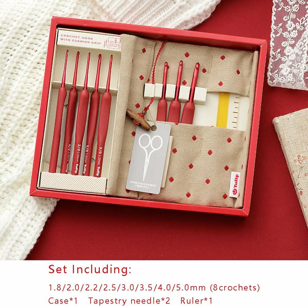 Tulip Etimo Красный набор крючков для вязания