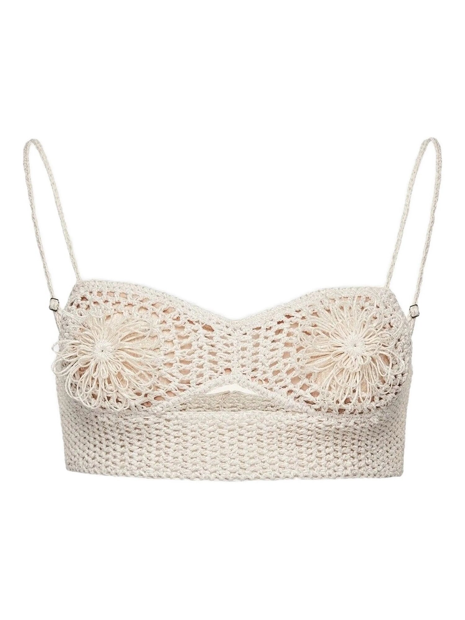 Топ Floral-appliqué top