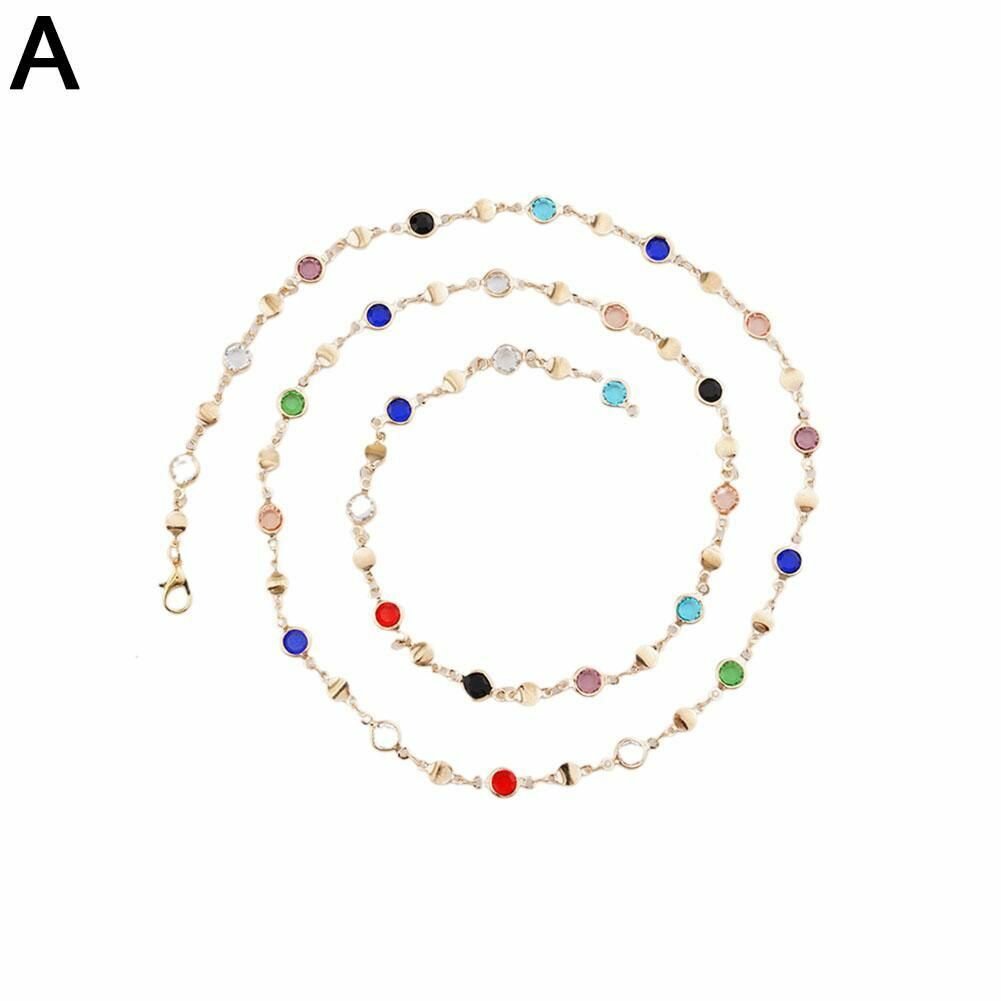 Женское сексуальное цветное блестящее циркониевое ожерелье