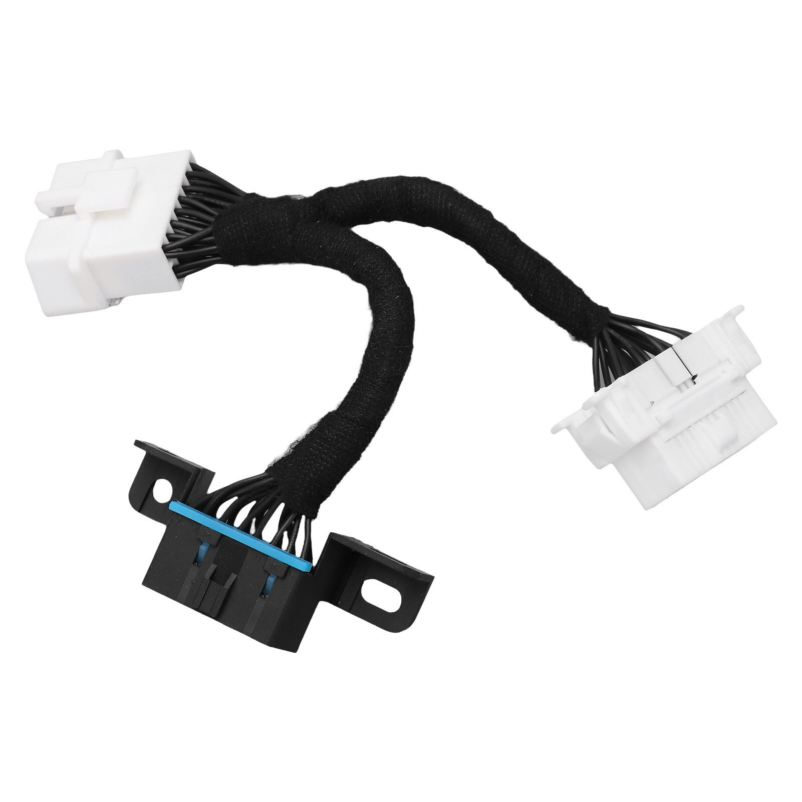 0.15m 16Pin OBD2 Разветвитель Y-кабель с мужским разъемом и двумя женскими, универсальный адаптер для диагностики автомобиля