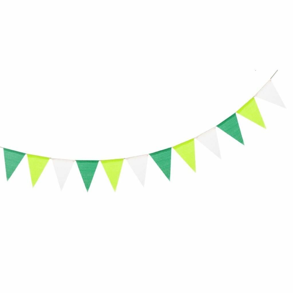 Украшение вечеринки рождественским флагом-зеленый