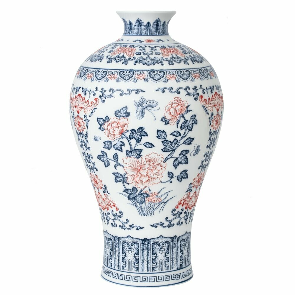 Ваза фарфоровая, 5200 мл, 19х19х35 см KSM-820038