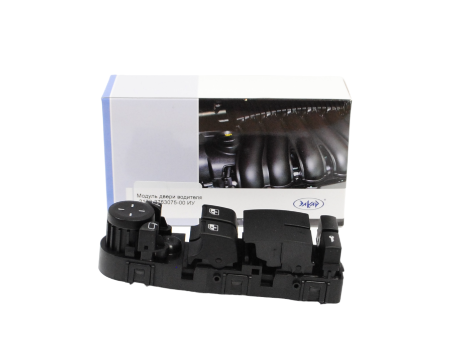 Блок управления стеклоподъемниками ВАЗ 2172FL 2 двери, зеркала, блокировка дверей (артикул 2172-3763075-00 ИУ)