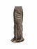 Юбка Rick Owens Ruched maxi skirt, размер 44, brown