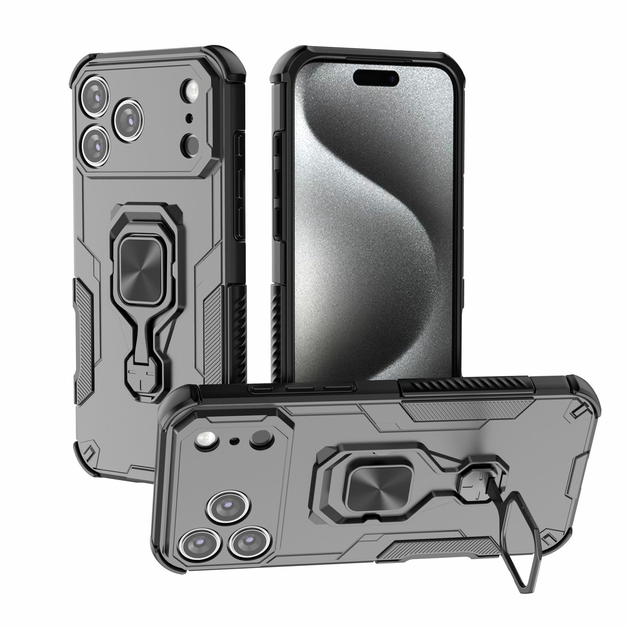 Противоударный чехол Antistrike для iPhone 17 Pro Max черный