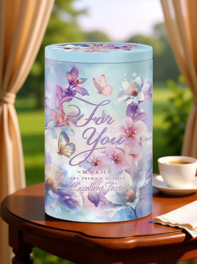 Чай Hyleys For You, черный, листовой, в жестяной упаковке, 80г