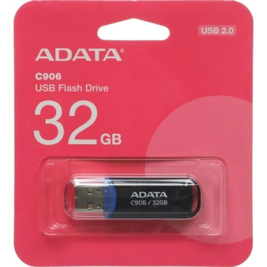 USB флешка Adata C906 32Gb black USB 2.0