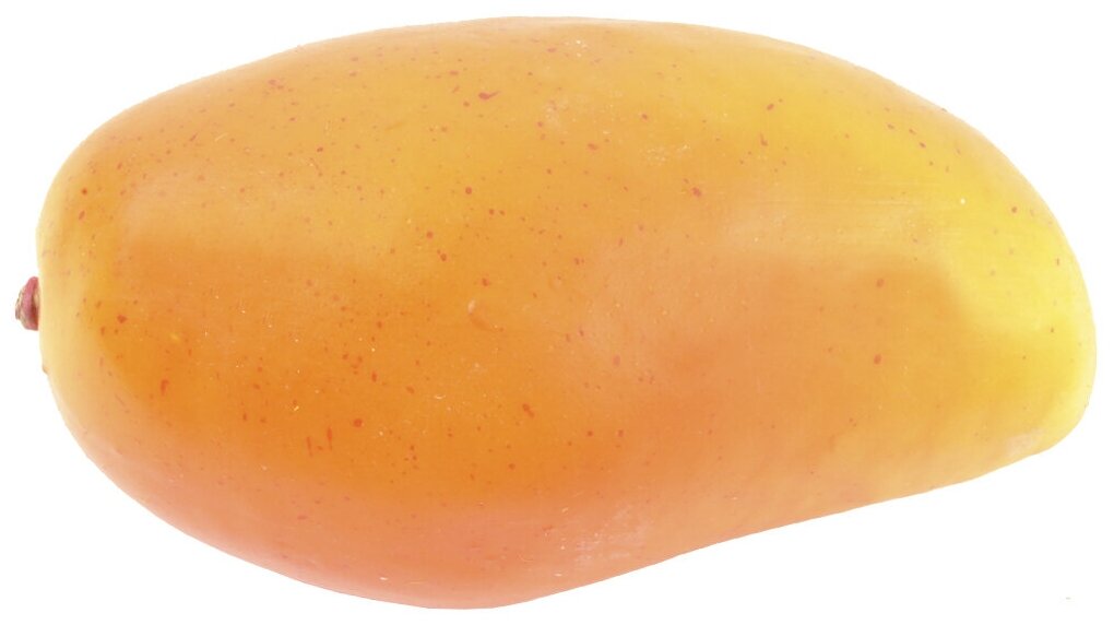Искусственный муляж Holodilova "Манго", пенопласт, длина 13см, желтый
