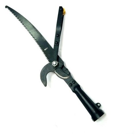 Cучкорез штанговый с пилой. Высоторез. Секатор для крон деревьев. (Янычар)