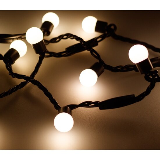 Светодиодная гирлянда Ardecoled ARLIGHT ARD-BALL-CLASSIC-D17.5-10000-BLACK-100LED WARM