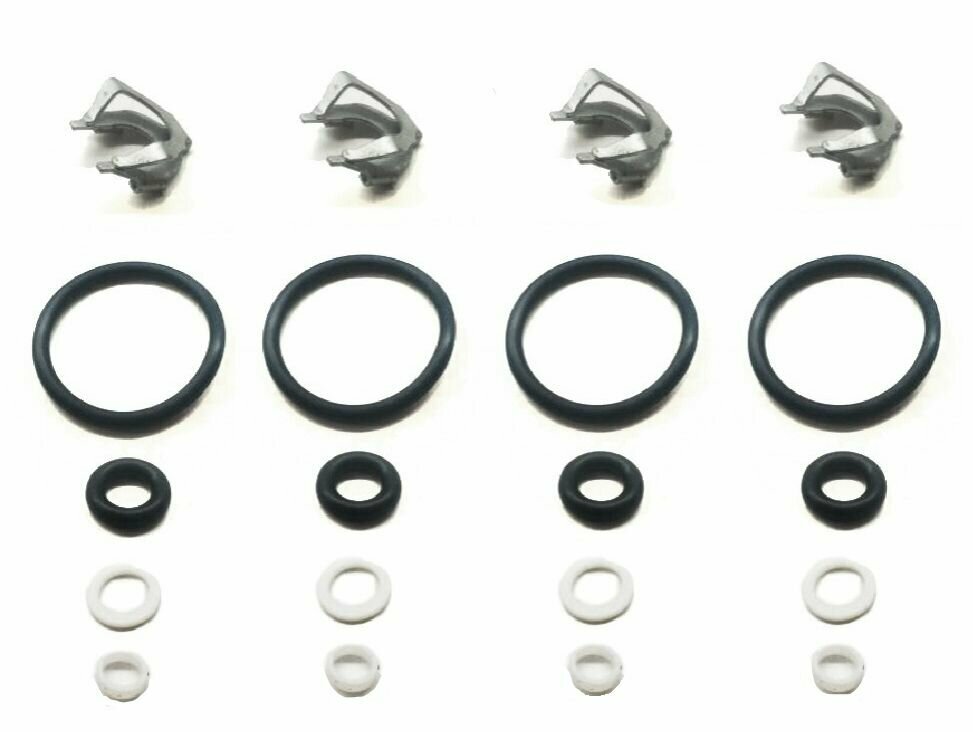 Комплект колечек топливной форсунки на 4 штуки AUDI, Skoda, SEAT, VW 1.4TS 03H198149A 03C 198 149 03C198149