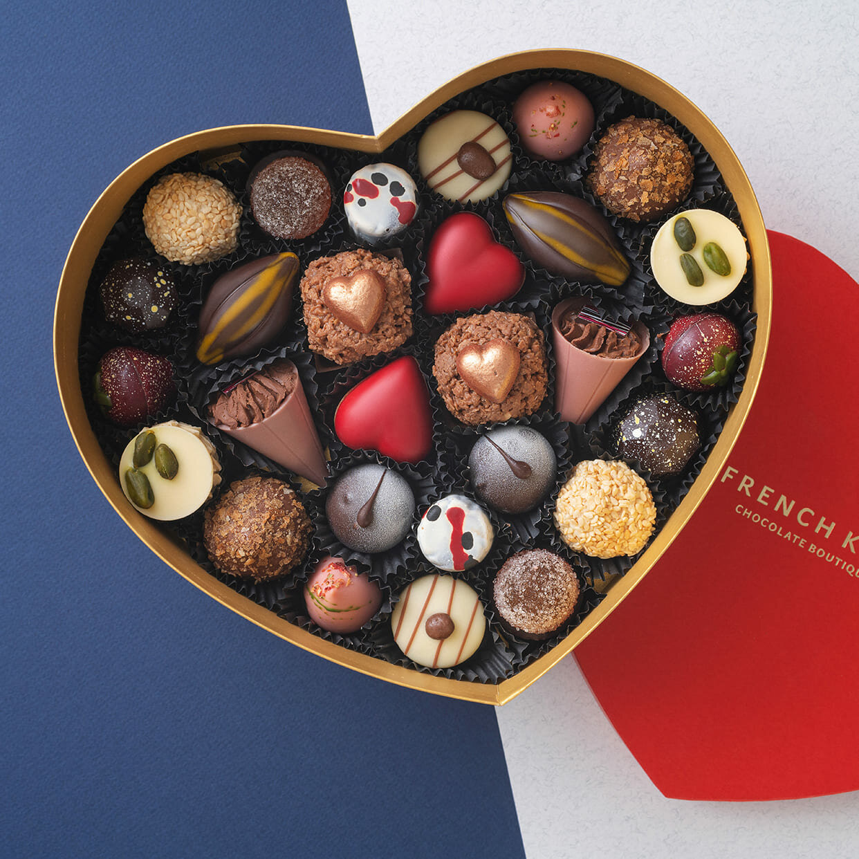 Подарочный шоколадный набор конфет Frenchkiss, Купидон, в виде сердца