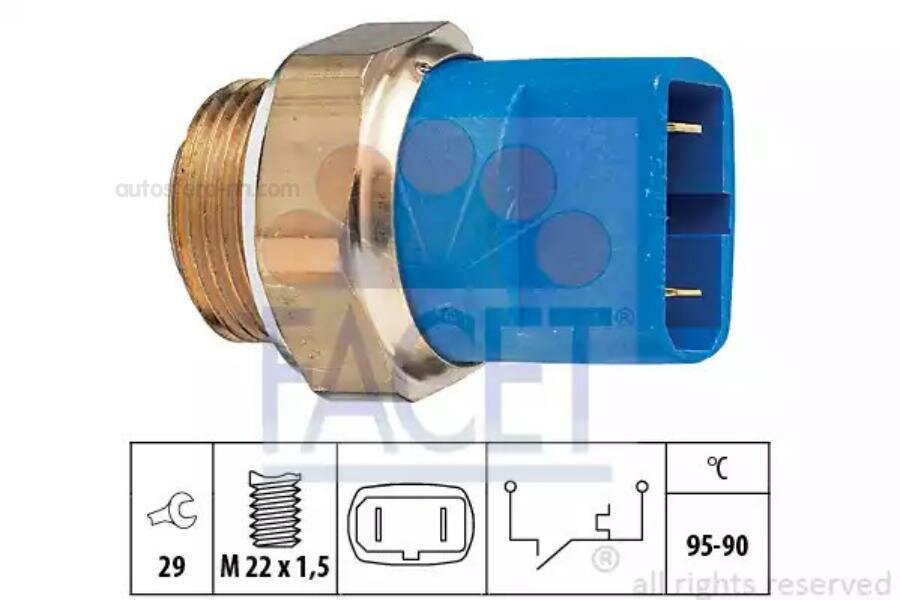 FACET 75032 Датчик температуры AUDI A4