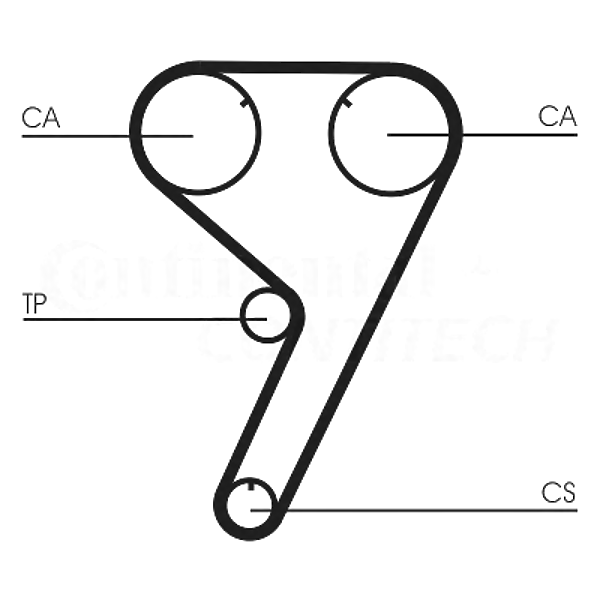 CONTITECH CT608 (46461100 / 5356125 / 5889252) ремень грм 142x180\ alfa 164 2.0t 87-92, Fiat (Фиат) Tipo (Типо) / tempra 1.8 / 2.0