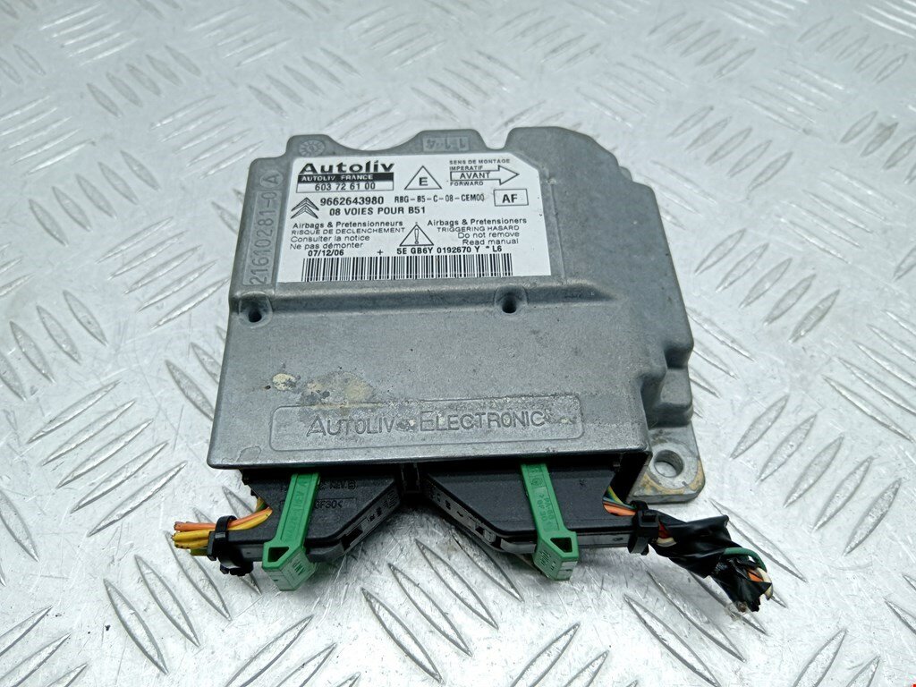 Блок управления Air Bag Citroen C4 1 9662643980 арт. 1875060