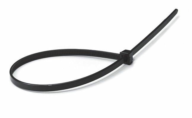 Хомут пластиковый 4,8x300 мм черный, Norma (100 шт)