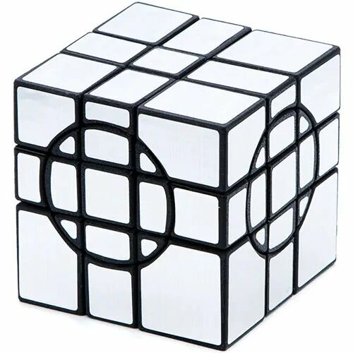 Головоломка / Calvin's Puzzle Crazy Mirror 4 Circles Черно-серебряный/ Кубик Рубика