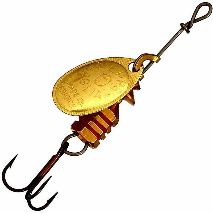 Блесна вращающаяся Mepps COMET DECORE OR/BLU № 2, вес 4.5гр, длина 55 мм