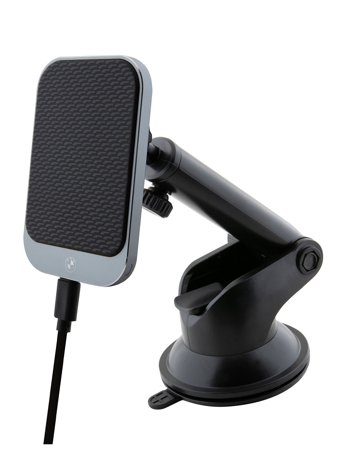 BMW Автодержатель-беспроводное ЗУ Signature Magsafe 15W Dashboard/Glass Silver